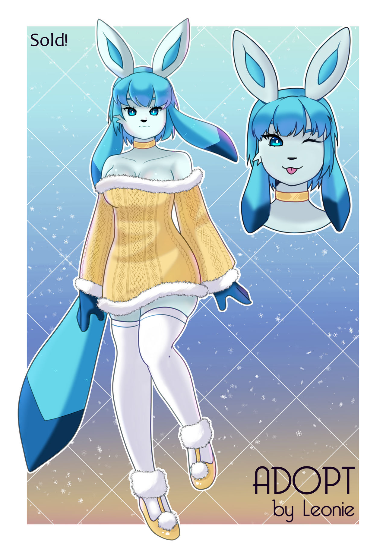 Glaceon Girl By Yeyleonie On Deviantart