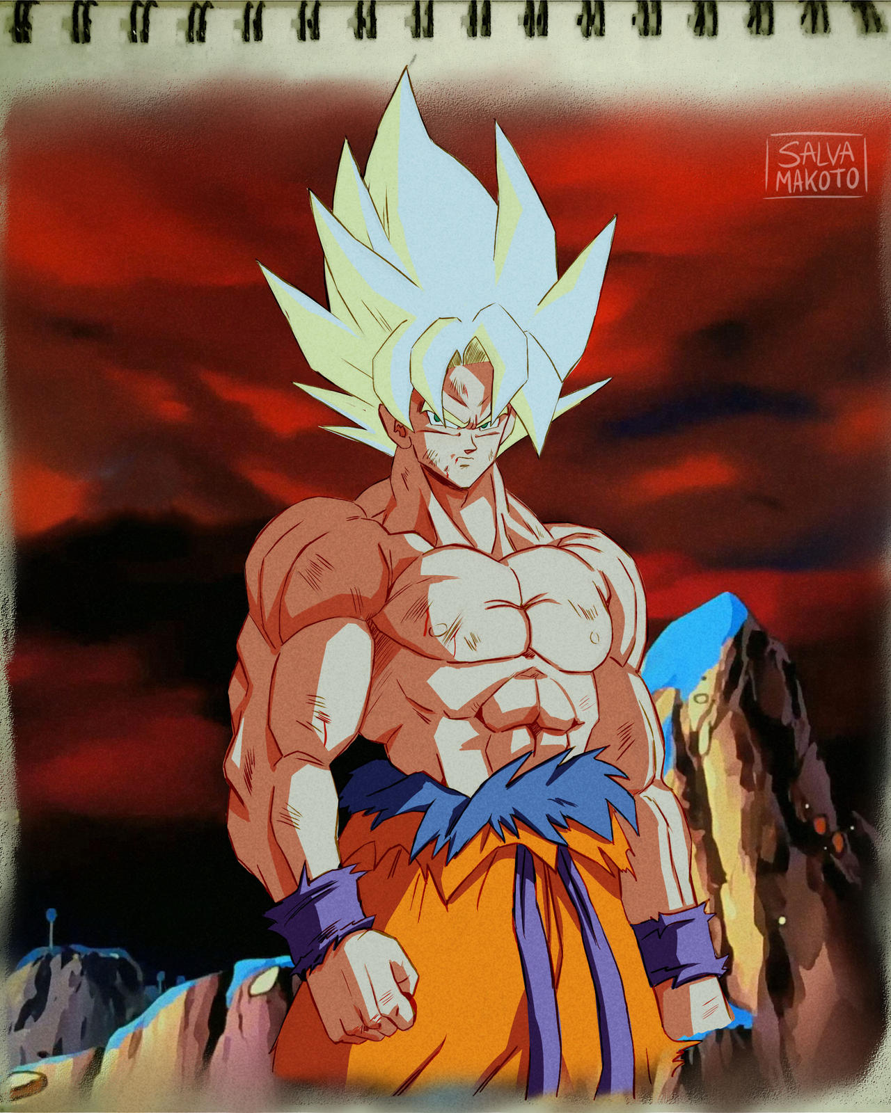 Goku Ssj Namek Manga Style By Dragonballaffinity On D