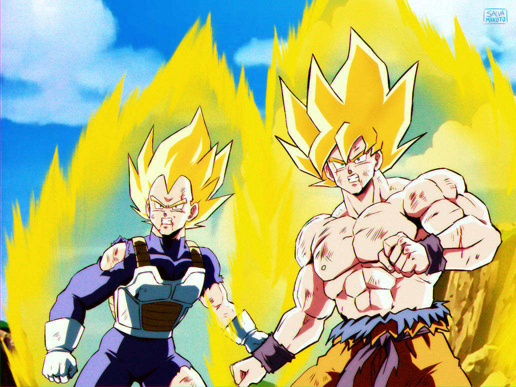 Goku Y Vegeta Ssj Android Saga By Salvamakoto On Deviantart