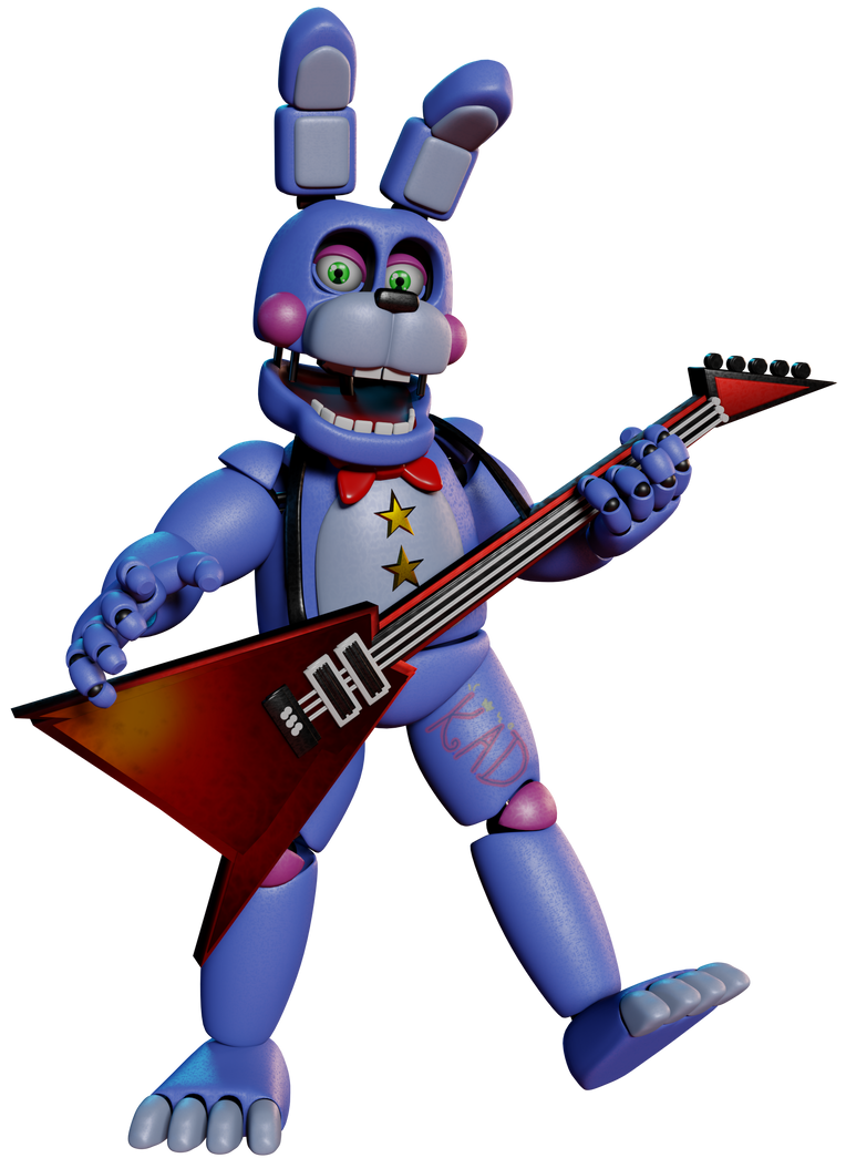 Rockstar Bonnie Render 2 By Kingangrydrake On Deviantart