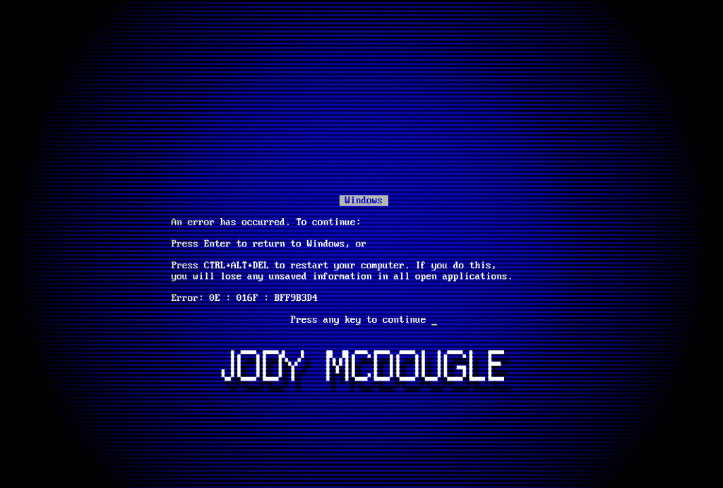 Windowserror by jodymcdougle on DeviantArt Windowserror by jodymcdougle on DeviantArt