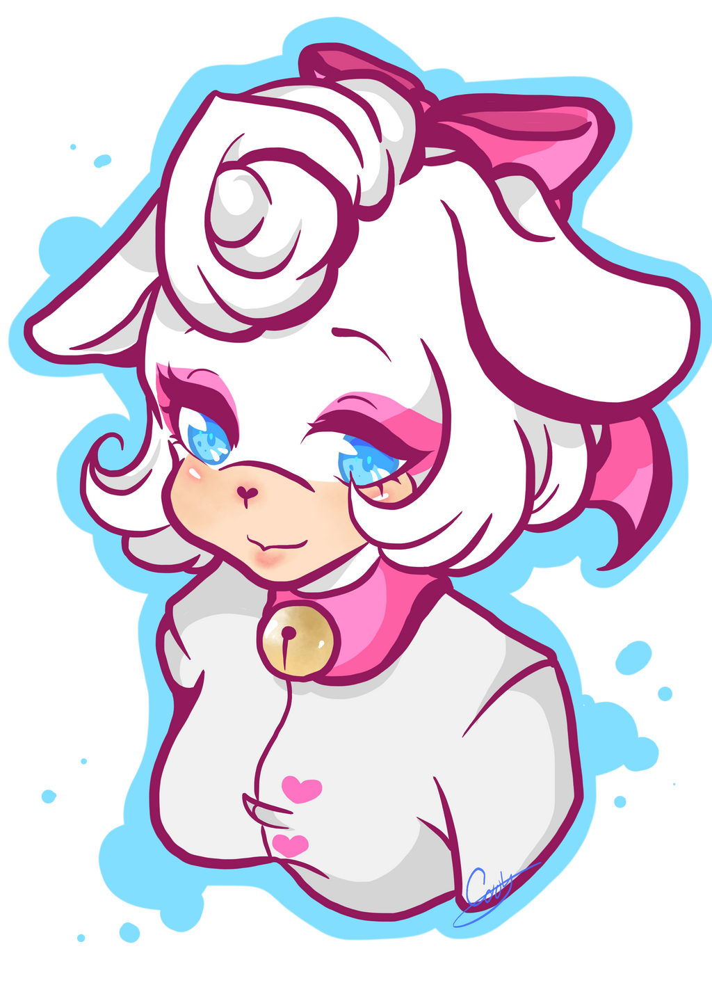 Commission Sheep Girl By Thecatchkey On Deviantart