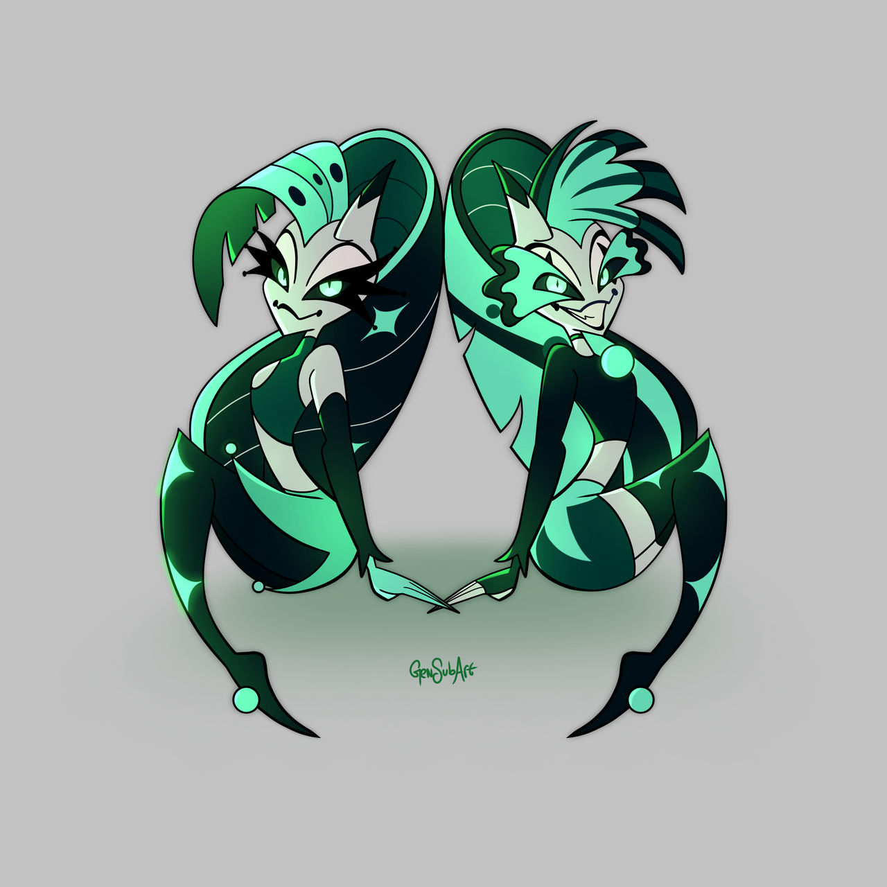 Glam Sisters By Gensubart On Deviantart
