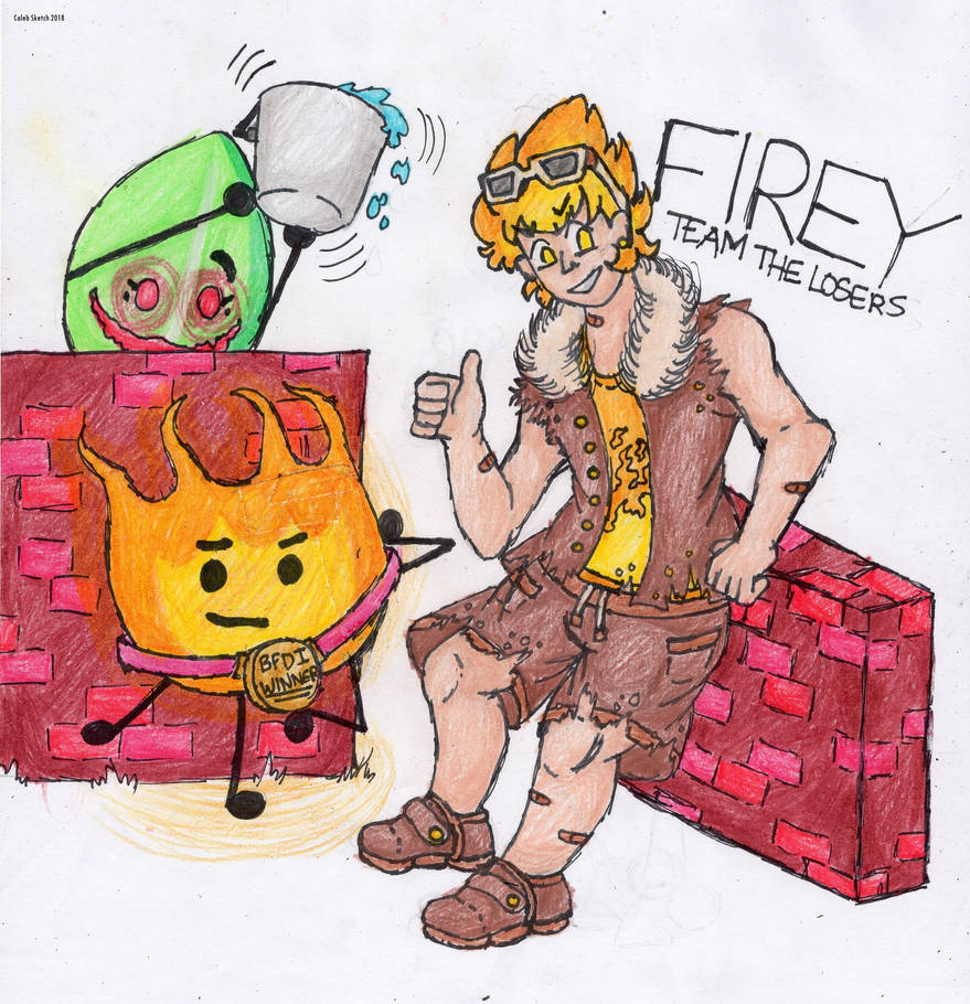 Human Firey BFB By CalebSketch On DeviantArt human-firey-bfb-by-calebsketch-on-deviantart