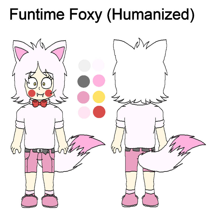 Funtime Foxy Humanized Reference Drawing By Marcosvargas On Deviantart