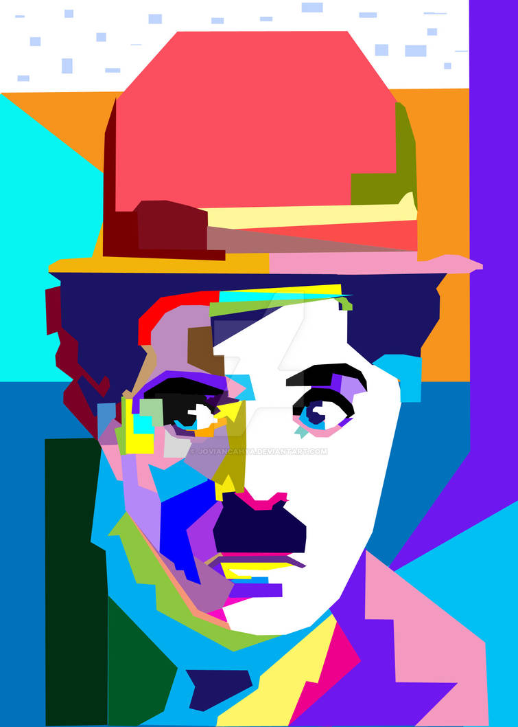 Charlie Chaplin in WPAP by joviancahya on DeviantArt Charlie Chaplin in WPAP by joviancahya on DeviantArt