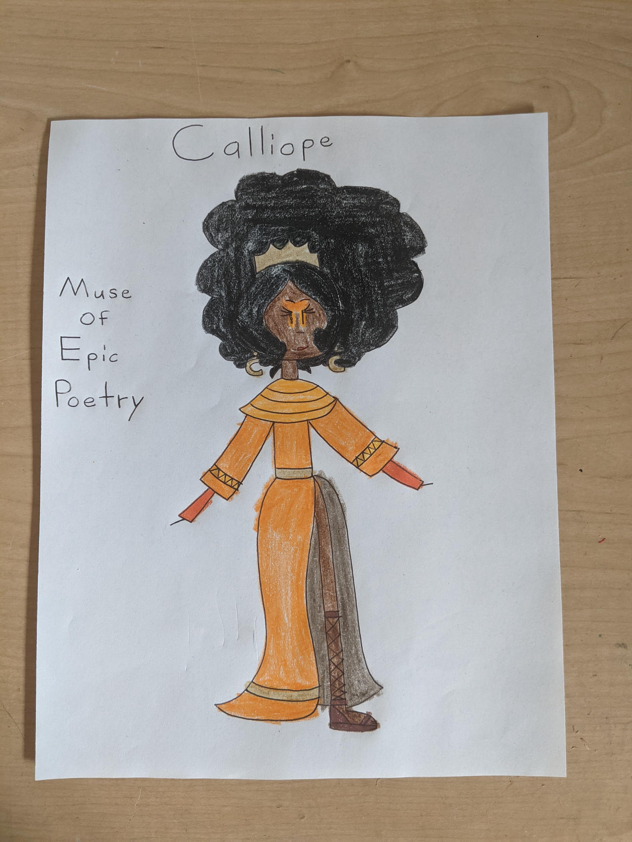 Calliope - Muse Of Epic Poetry by nhamilton on DeviantArt Calliope - Muse Of Epic Poetry by nhamilton on DeviantArt