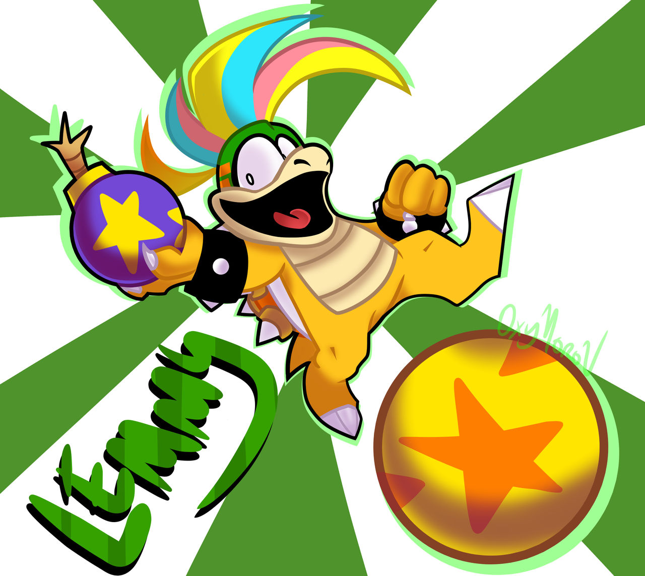Lemmy Koopa By Oxymoron84 On Deviantart