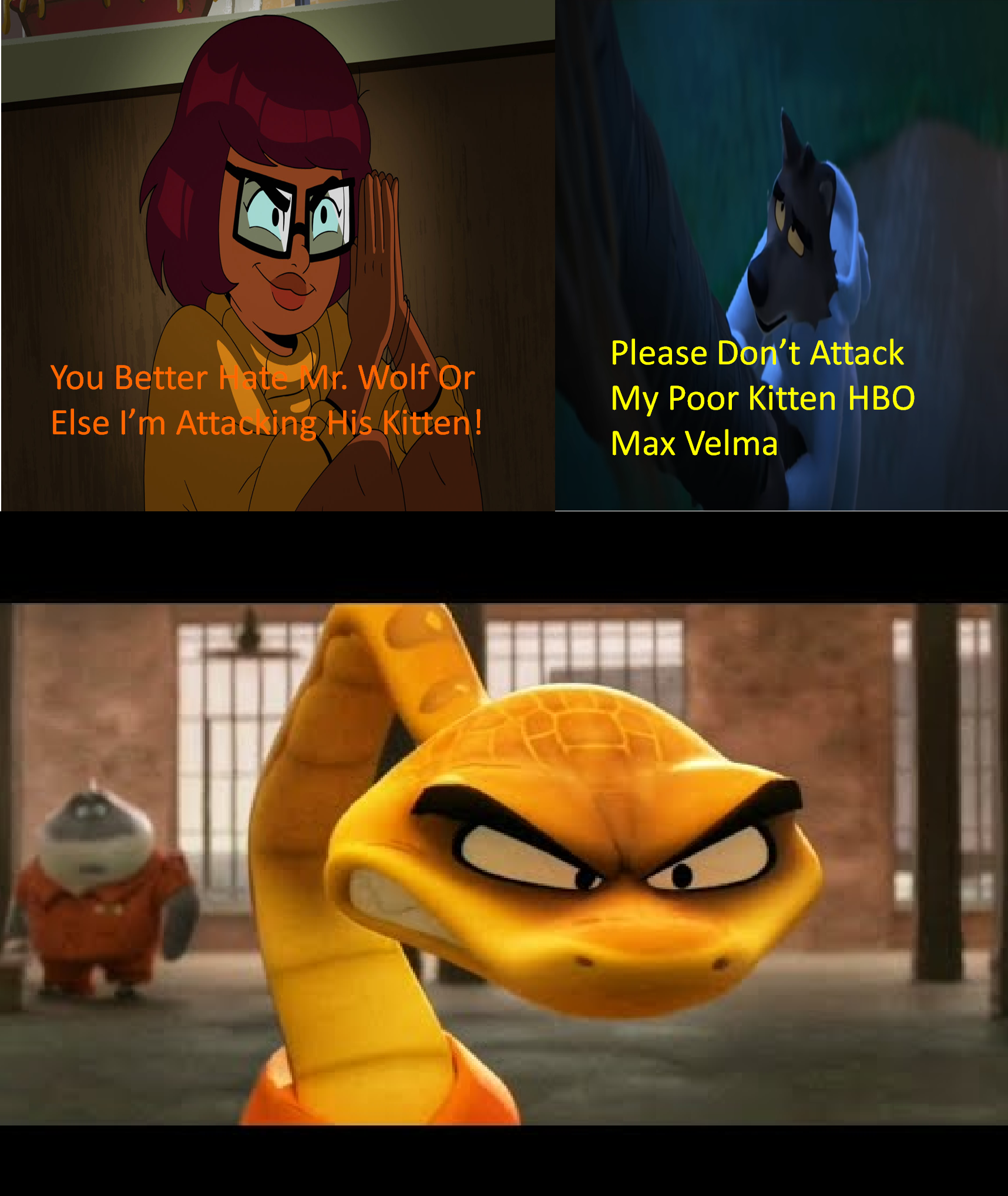 Mr. Snake Hates New Velma Threatening Mr. Wolf by OmarOsaiba on DeviantArt Mr. Snake Hates New Velma Threatening Mr. Wolf by OmarOsaiba on DeviantArt