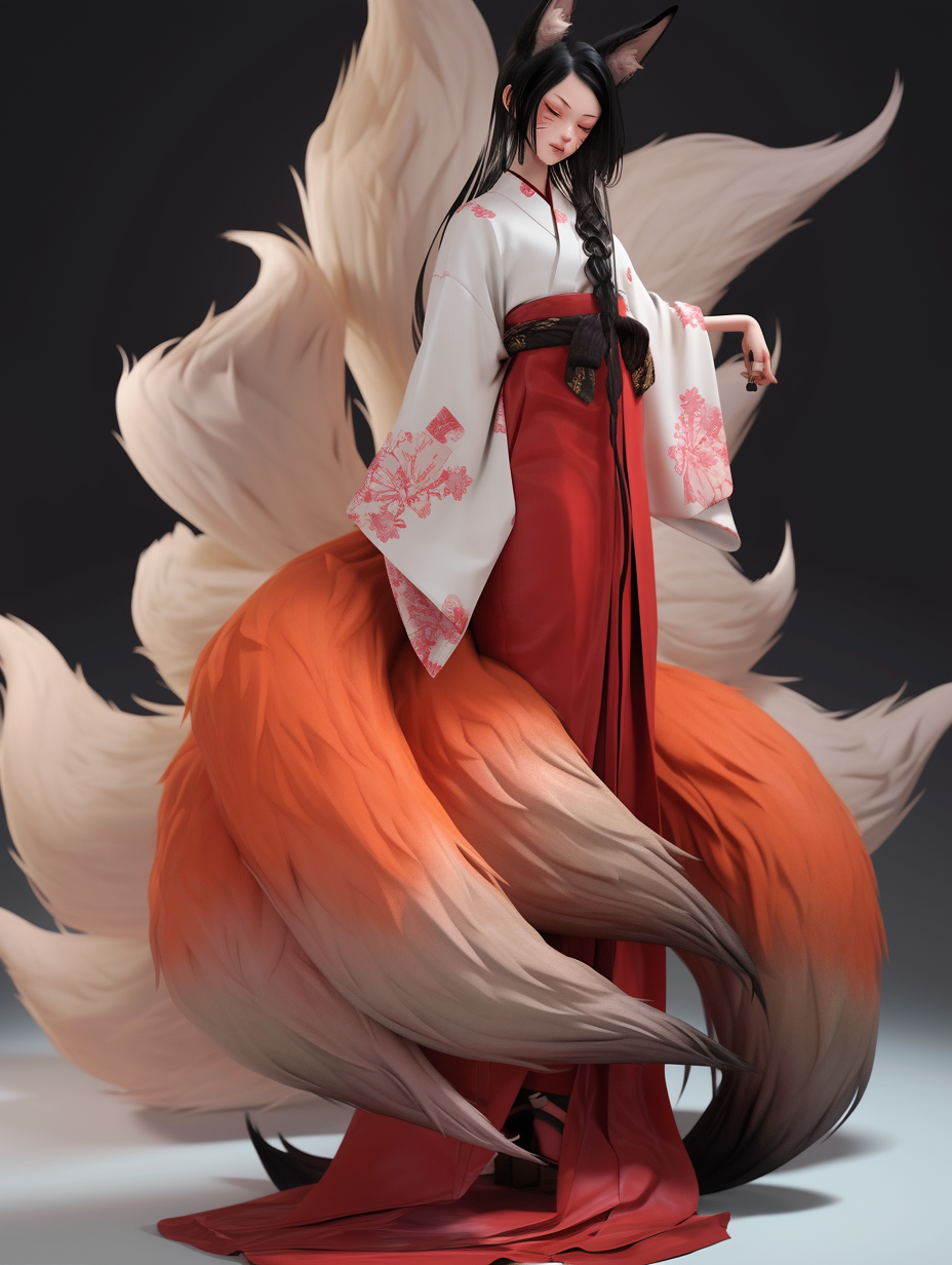 Chenhuaqiu A Girl Named Daji Is A Nine Tailed Fox By Gteengarden On Deviantart