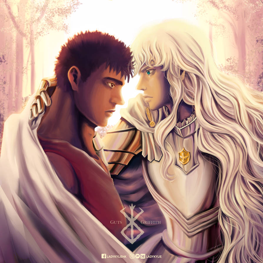 Griffith And Guts From Berserk By Ladykylie On Deviantart