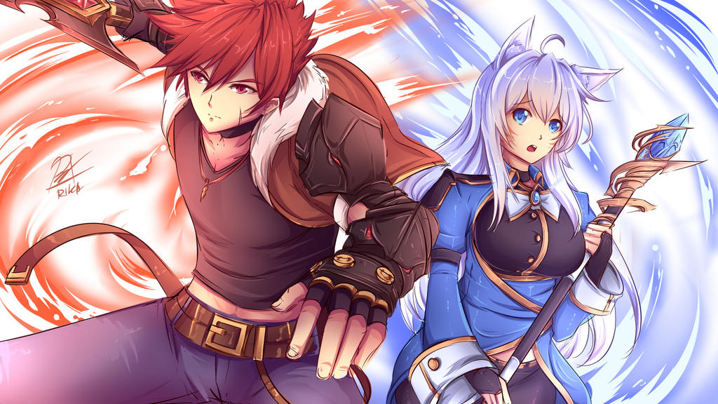 Rika X Rinna Battlefield By Rikamarika On Deviantart