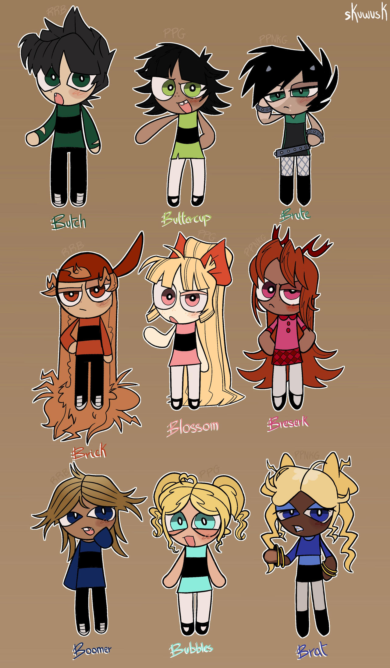 Ppg Rrb And Ppnkg Doodle By Skuwusk On Deviantart