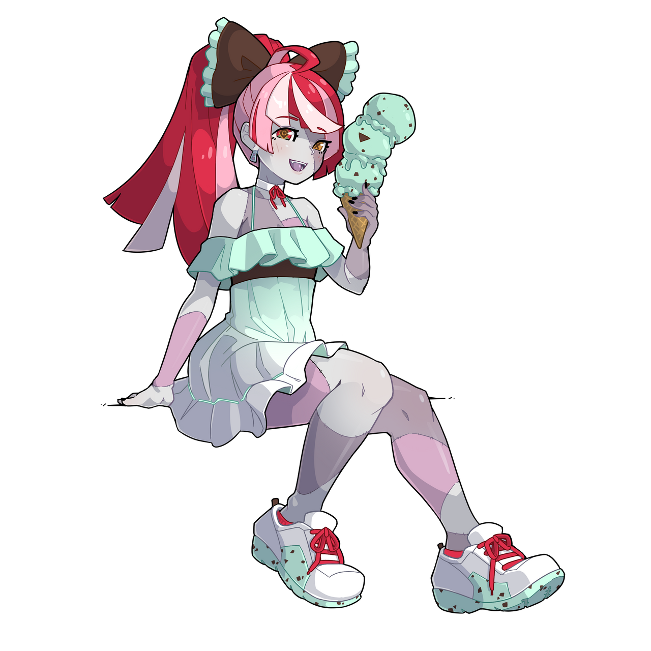 Ollie Mint Chocolate Dress By Morningpanda On Deviantart