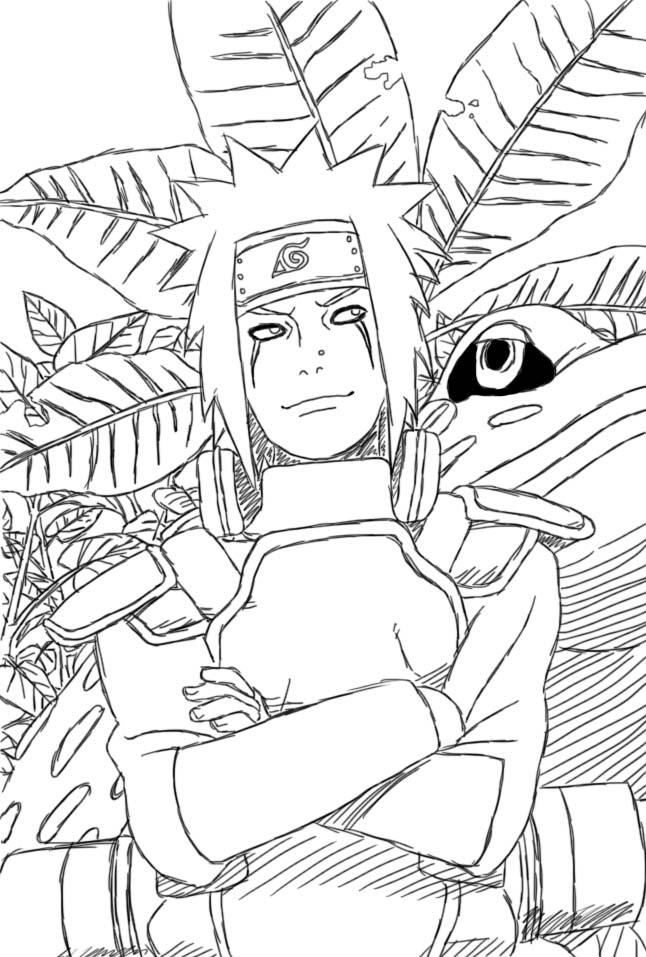 Jiraiya Outline By Morganjent4 On Deviantart