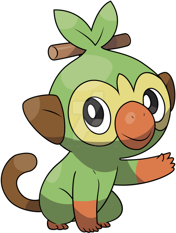 Grookey Vector By Pokemon Vector Art On Deviantart