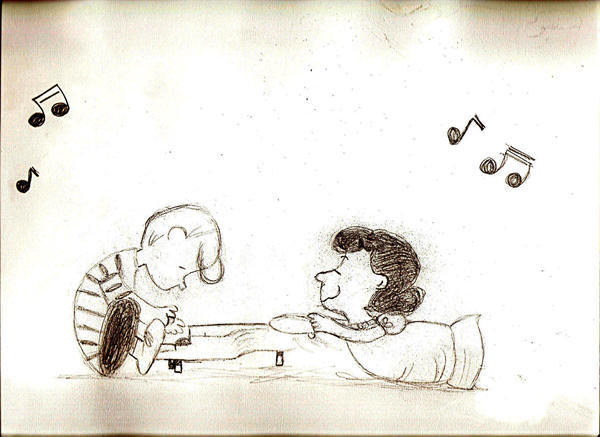 schroeder + lucy -scanned- by intheskylucy on DeviantArt