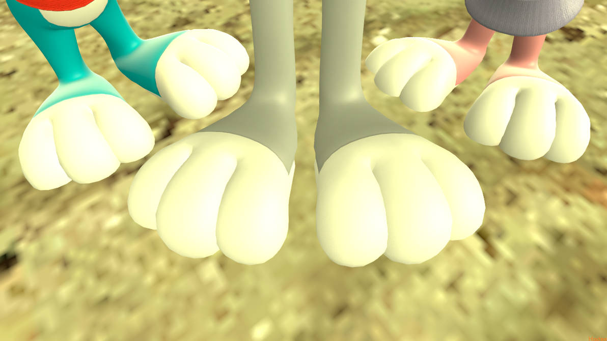 Bugs Buster And Babs Feet On The Sand By Hadeemurraygg71 On Deviantart
