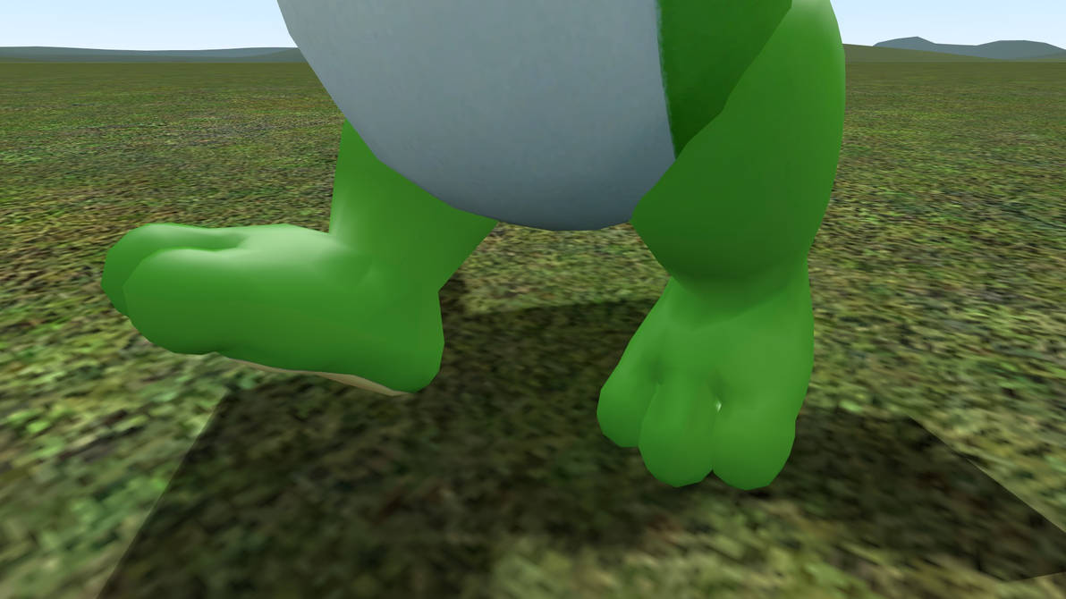 Yoshis Feet Walking By Hadeemurray2004 On Deviantart