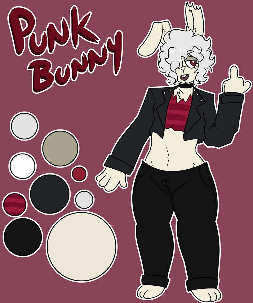 Punk Bunny Adopt Open By Chromacandi On Deviantart