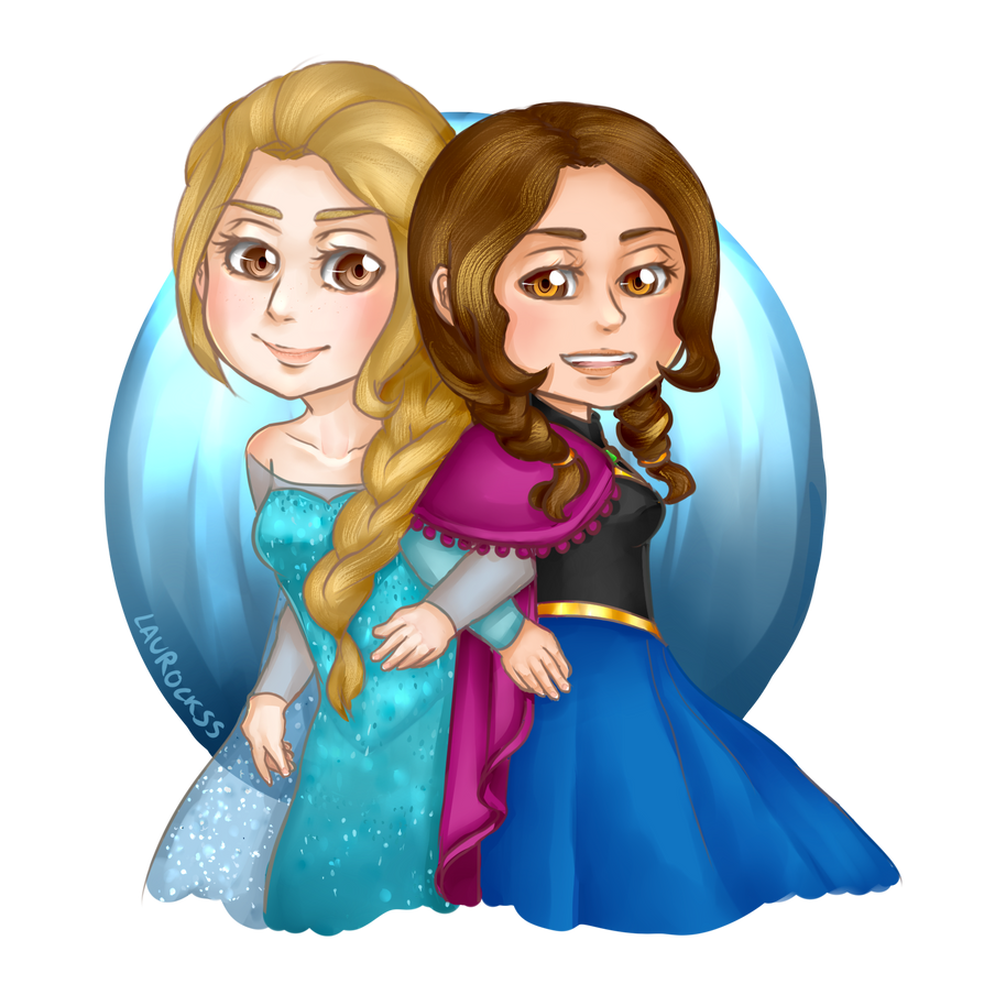 My Anna Her Elsa By Laurockss On Deviantart