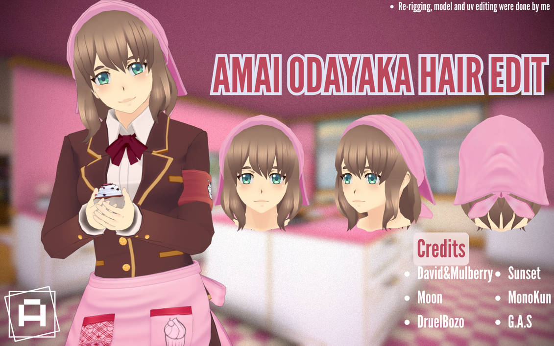 Amai Odayaka Hair Edit By Acekanigamu On Deviantart