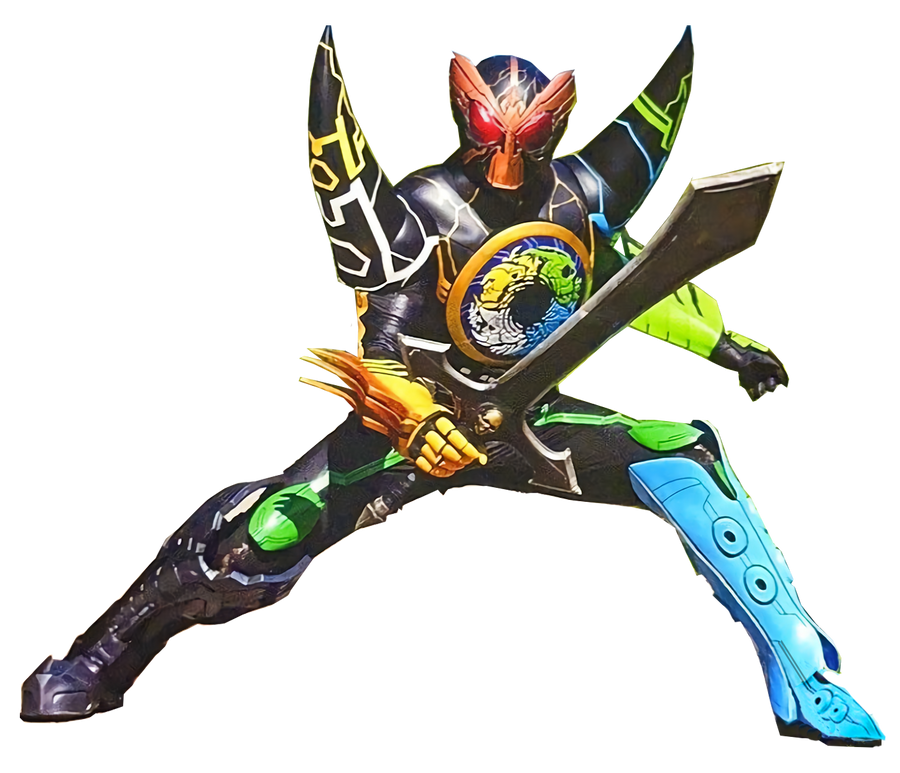 Kamen Rider Ancient Ooo Greeed Absorbed Render By Decade1945 On Deviantart
