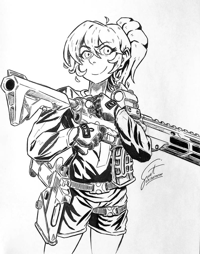 Lynn Jr With M4 By Ironcan0133 On Deviantart
