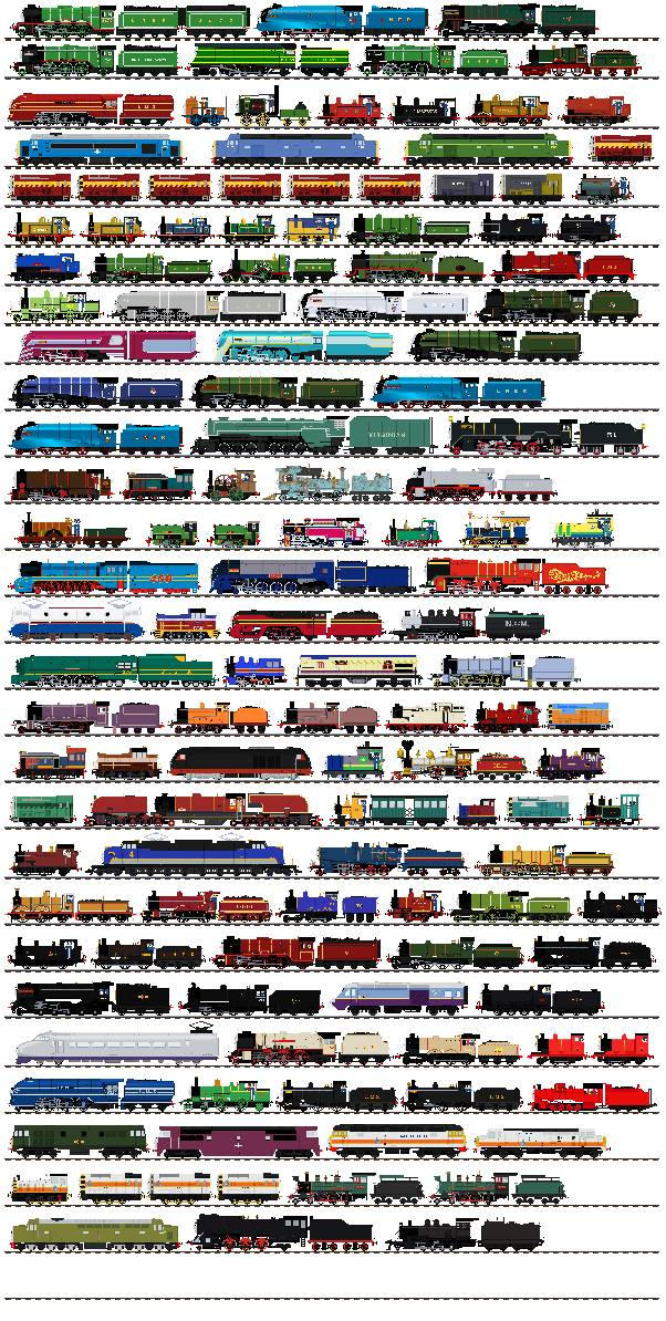 Thomas And Friends Collection Of Sprites Art 4 By Timothythe0engine On