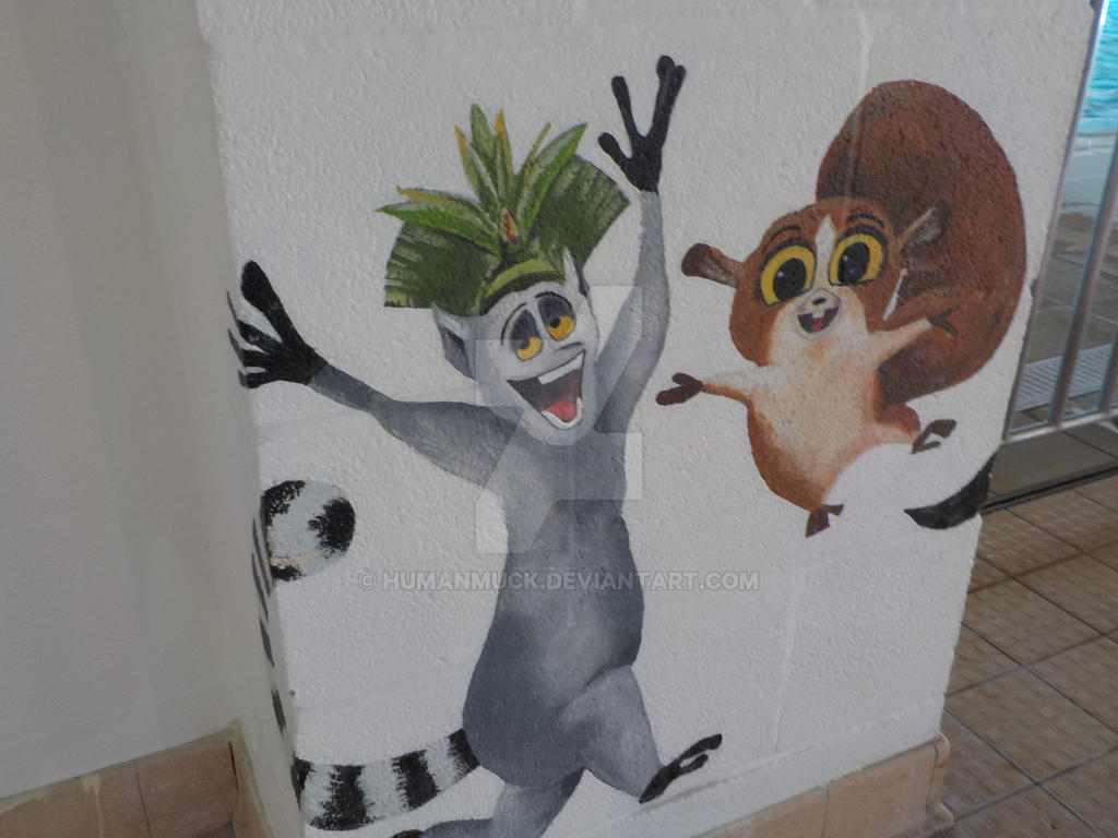 King Julian And Mort By Humanmuck On Deviantart