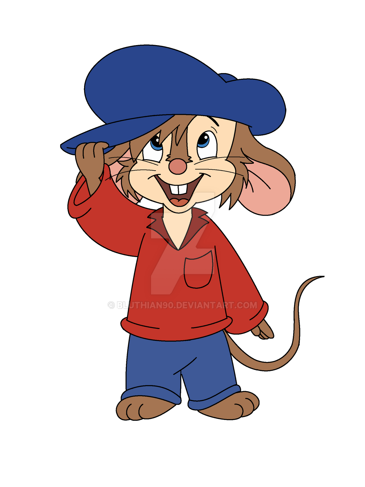 Fievel 1985 Version By Bluthian90 On Deviantart