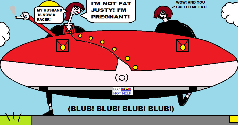 Tasch Drives Her Pregnant Belly Car Justy Rides By Pedrew0 On Deviantart