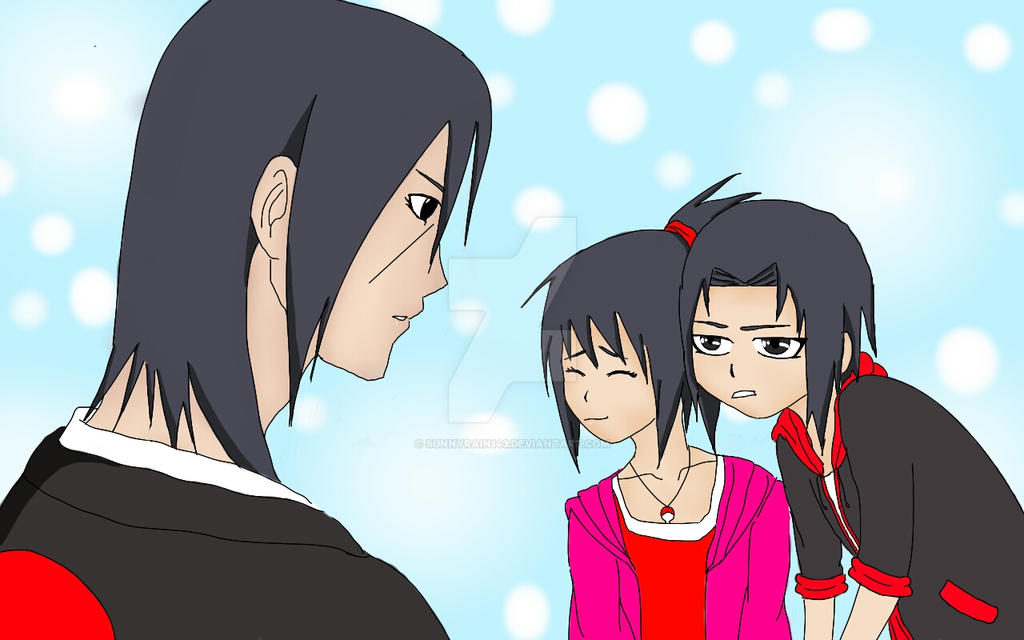 Itachi Son And Daughter By Sunnyrain143 On Deviantart