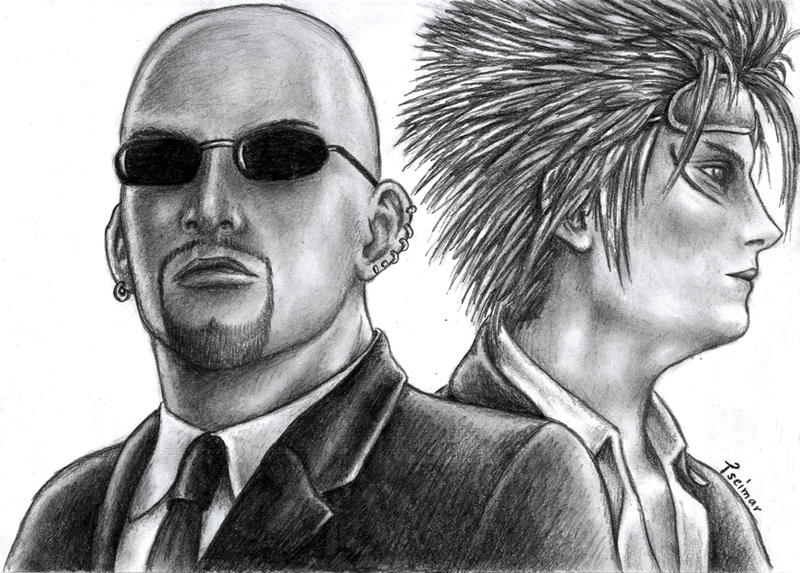 Rude and Reno by Tseimar on DeviantArt