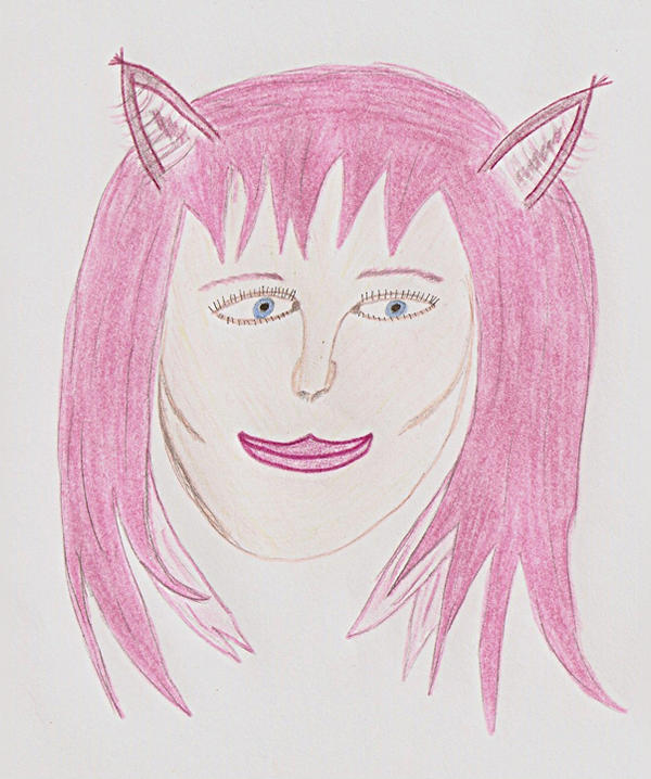 Pink Cat Girl by psychoticdustbunny on DeviantArt