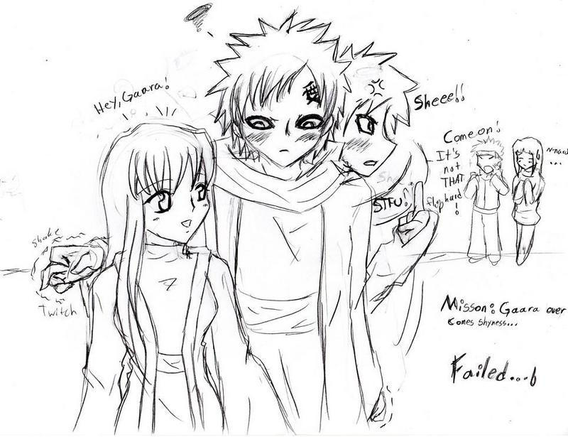 Gaaras Shyness By Reldadark On Deviantart