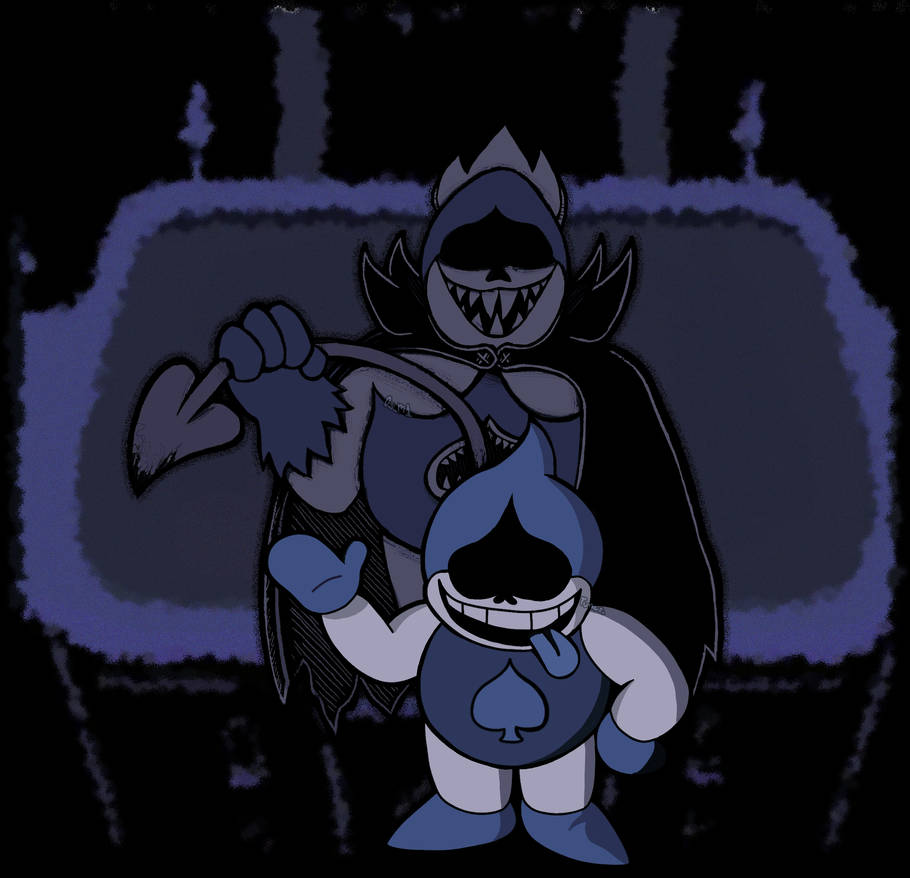 Deltarune Lancer And Chaos King A Side By 0s0m1 On Deviantart