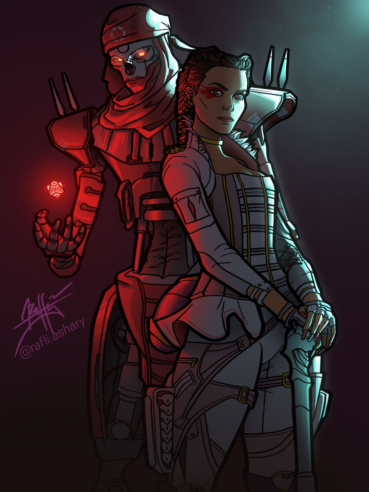 Loba And Revenant Apex Legends By Rafliashary On Deviantart