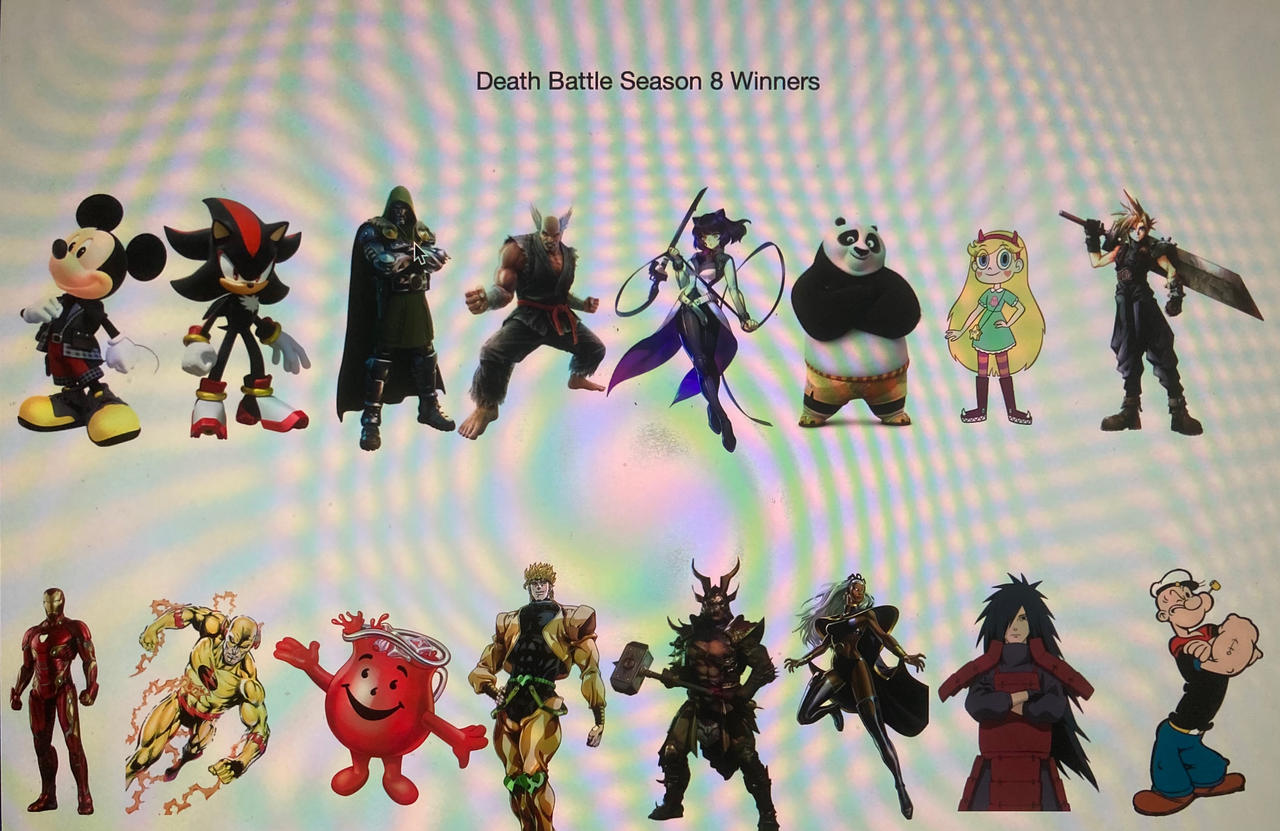Death Battle Season 8 Winners by Moneybam on DeviantArt Death Battle Season 8 Winners by Moneybam on DeviantArt
