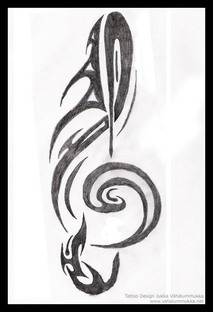 Tribal Clef by vahalummukka on DeviantArt