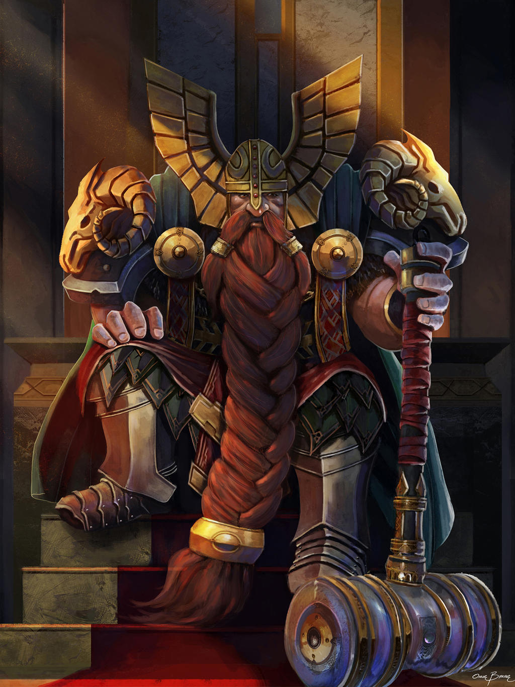 Dwarf King By Bakarov On Deviantart