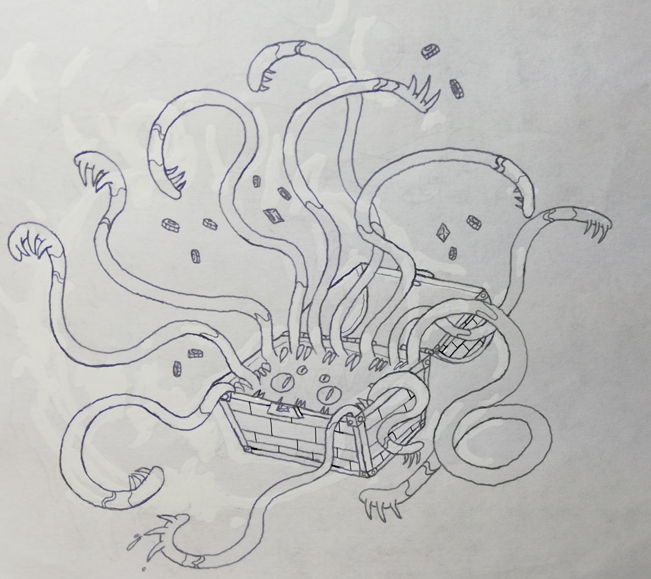 Tentacle Mimic By Giacomodimon On Deviantart
