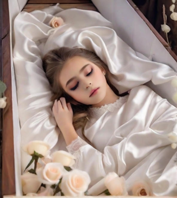 Woman Resting In Satin Coffin 20231118 4 By Silkyduck On Deviantart