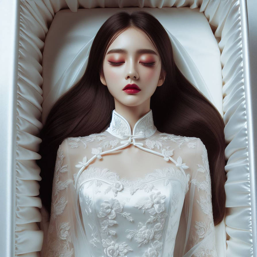Beautiful Girl Resing In White Coffin 48 By Silkyduck On Deviantart