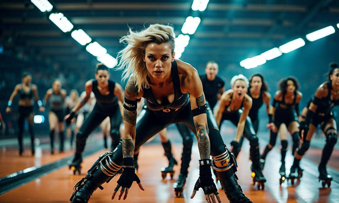 Day3 Rollerball Girls Marty Sets Them Loose By Fleetofgypsies On Deviantart