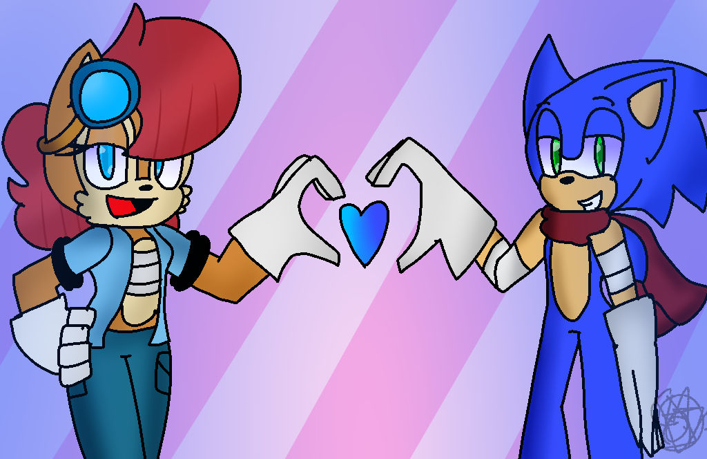 Sonic X Sally By Oakiebun On Deviantart