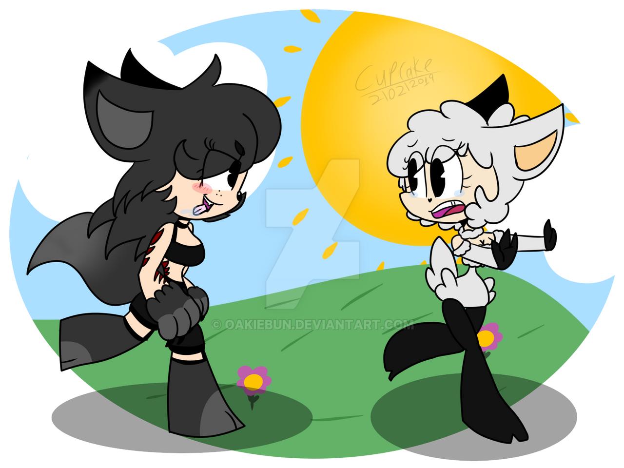 Wolf And Sheep Ocs By Oakiebun On Deviantart