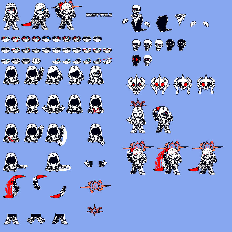 Dusttale Sans sprite sheet by SerianSans on DeviantArt Dusttale Sans sprite sheet by SerianSans on DeviantArt