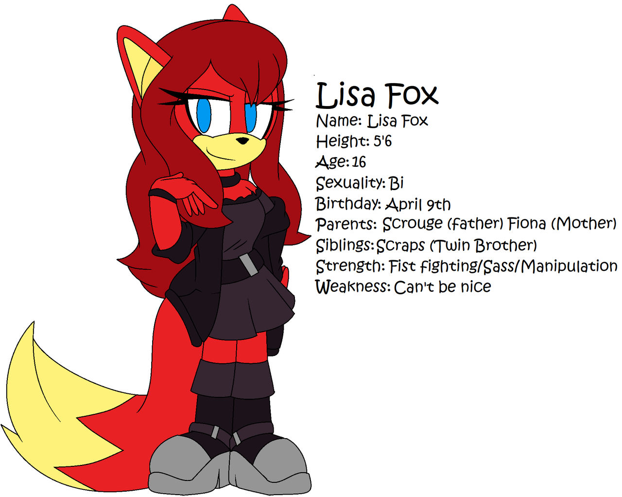 Lisa Fox By Sir Leximillion On Deviantart