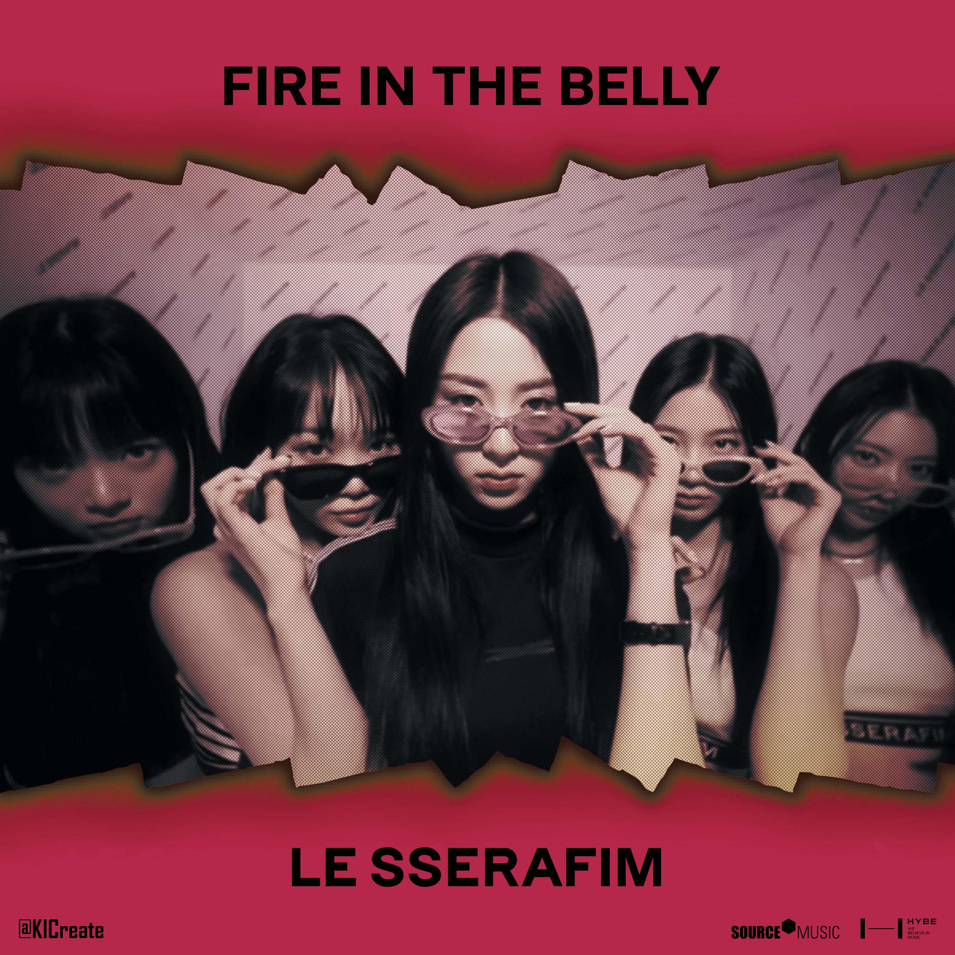 Le Sserafim Fire In The Belly Fanmade Cover By Kiofficialart On